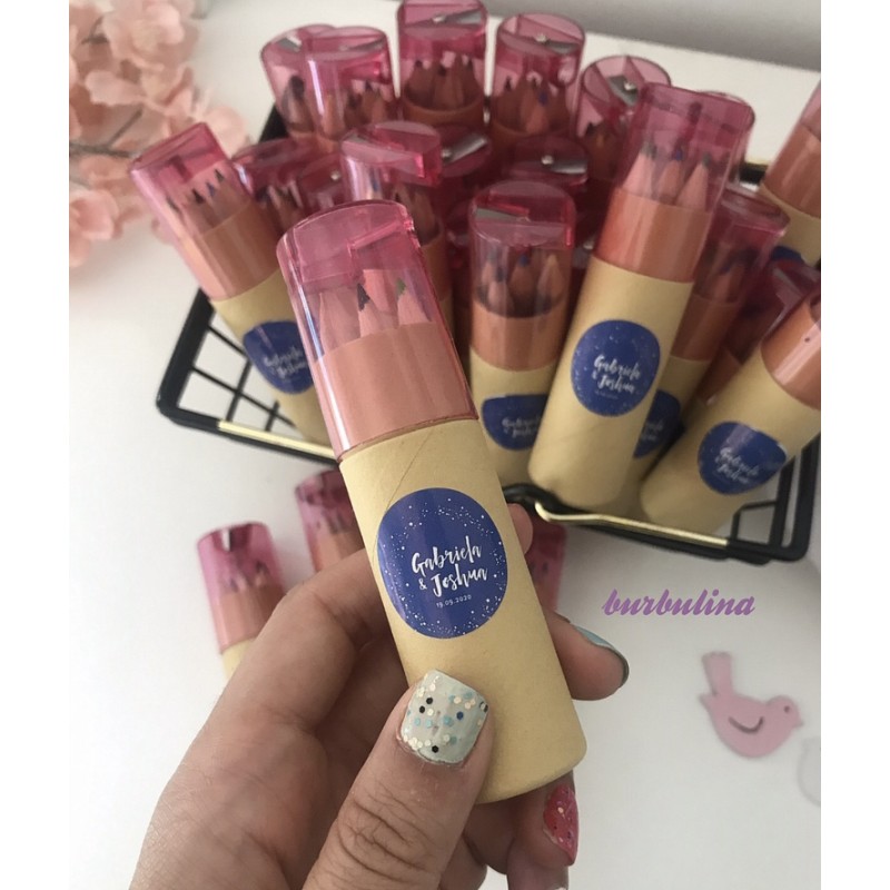 botes lapices de colores personalizados