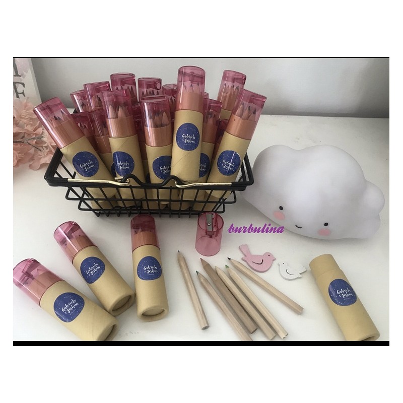 botes lapices de colores personalizados